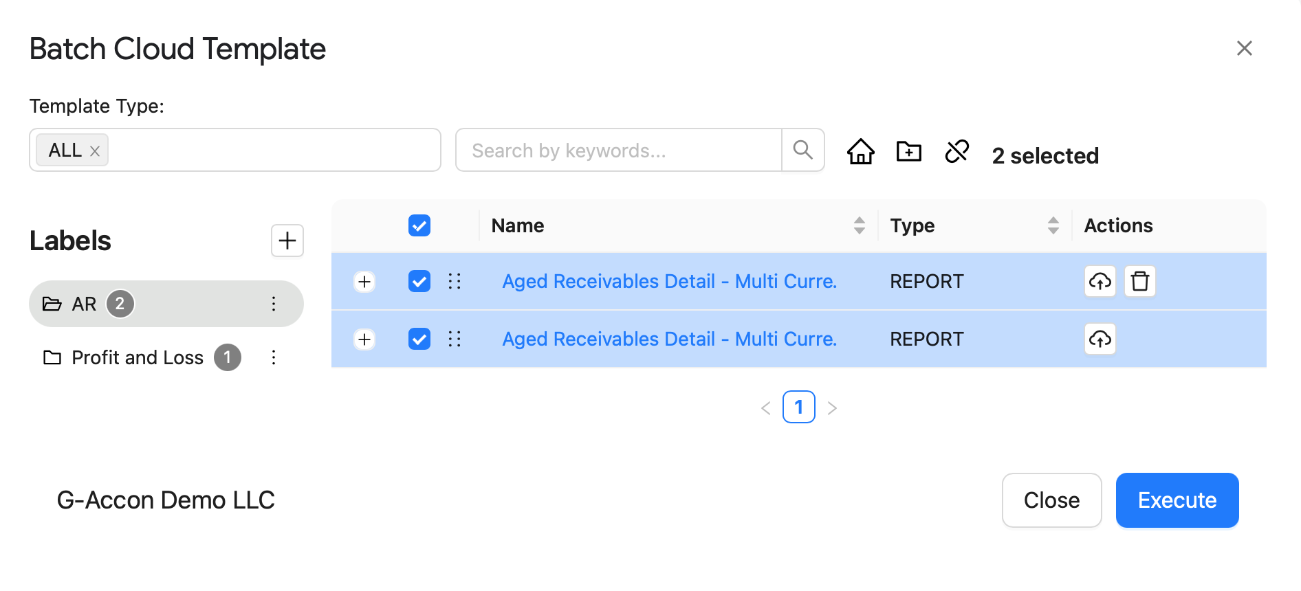 Batch Cloud Template
